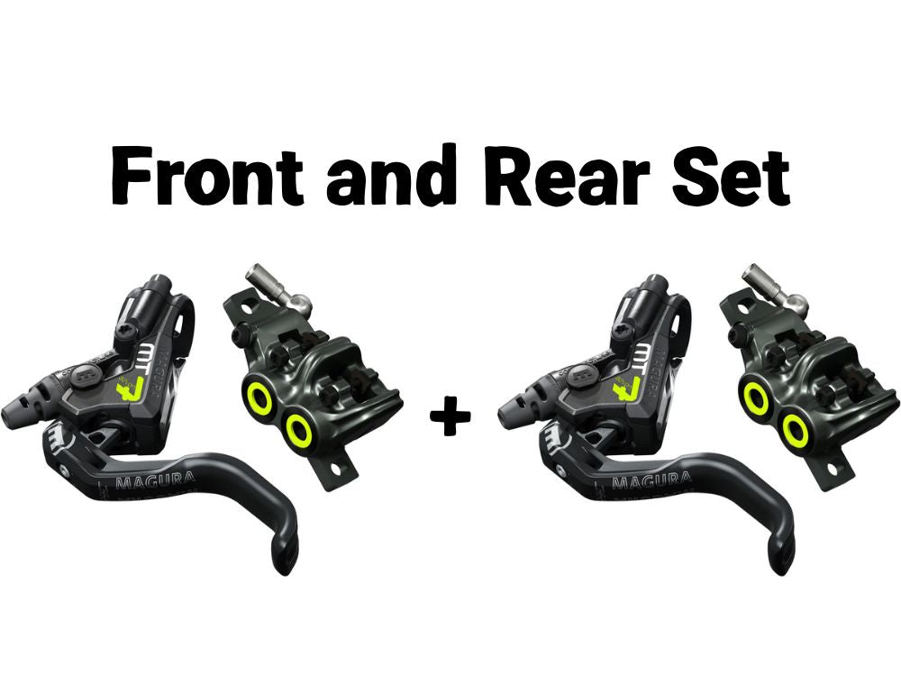 Magura MT7 Pro Brakes - Black & Gray - Front and Rear - Set of 2